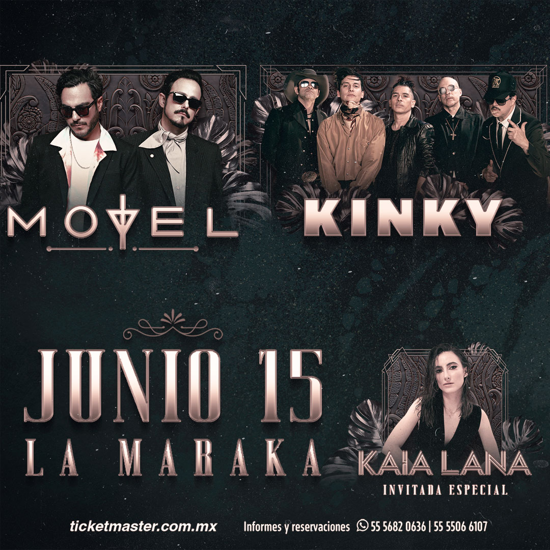 MOTEL Y KINKY: LA FUSIÓN DE POP Y ROCK MEXICANO EN UN CONCIERTO HISTÓRICO EN LA MARAKA | EnTodoMusic
