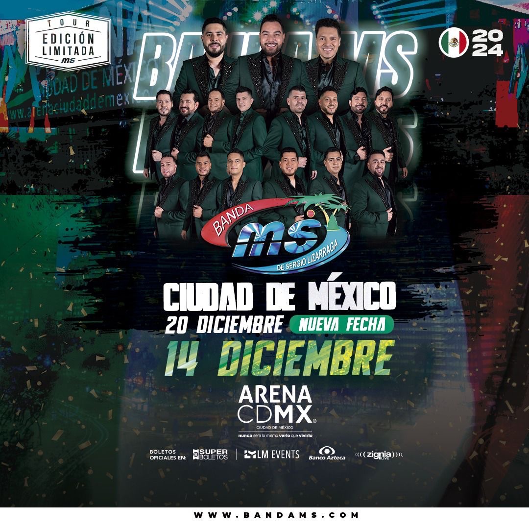 El tour “Edición Limitada” de la MS tendrá 2 noches en la Arena CDMX ...